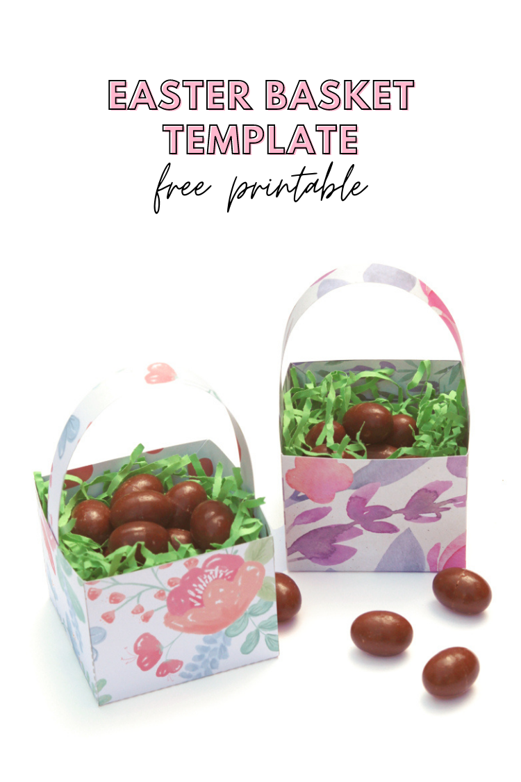 Easter Basket Template (Free Printable) — Gathering Beauty
