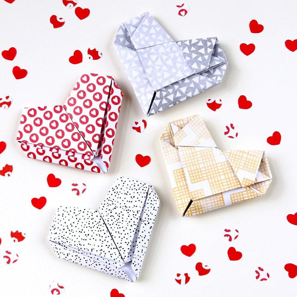 How To Make An Origami Heart (A4 Paper) — Gathering Beauty