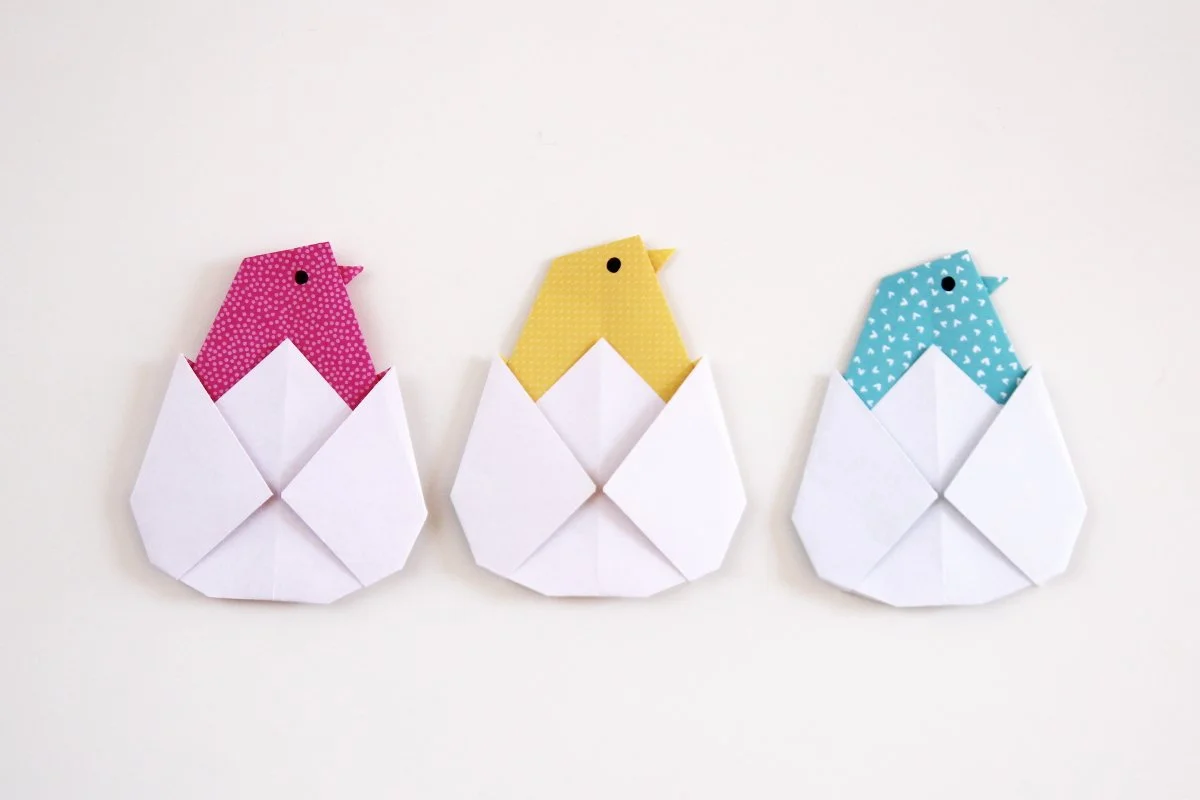 Origami Chicks In Eggs — Gathering Beauty