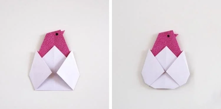 Origami Chicks In Eggs — Gathering Beauty