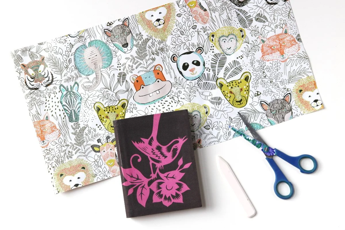 HOW TO MAKE WRAPPING PAPER BOOK COVERS. — Gathering Beauty