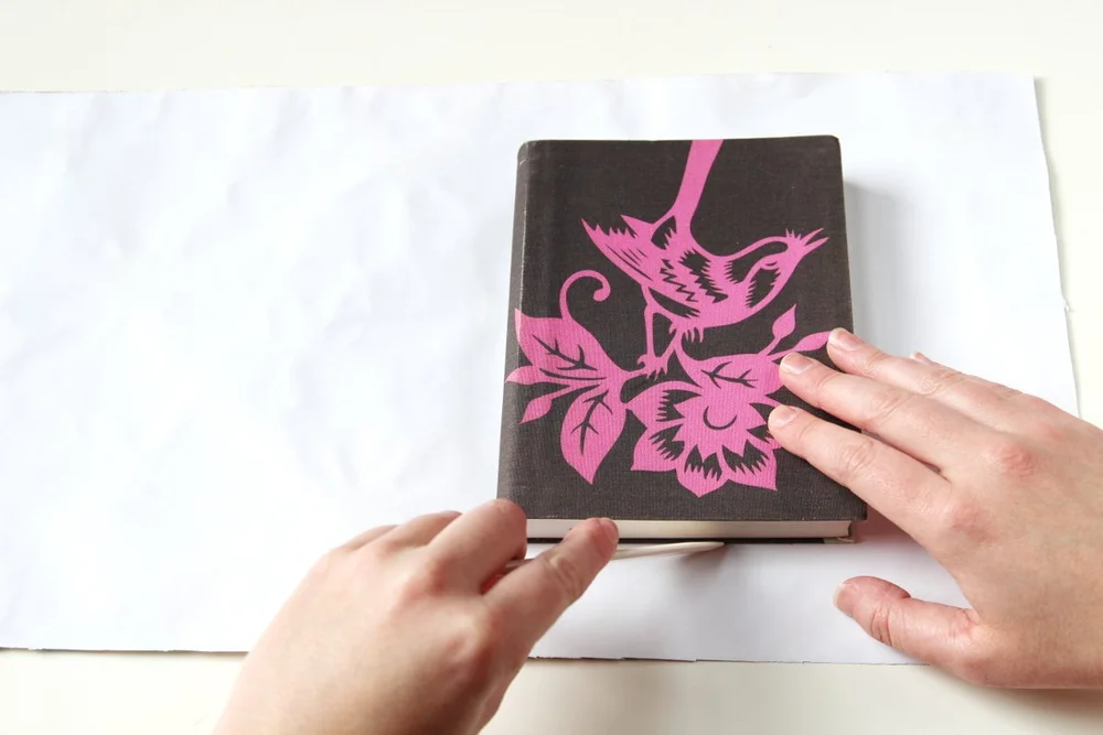 HOW TO MAKE WRAPPING PAPER BOOK COVERS. — Gathering Beauty