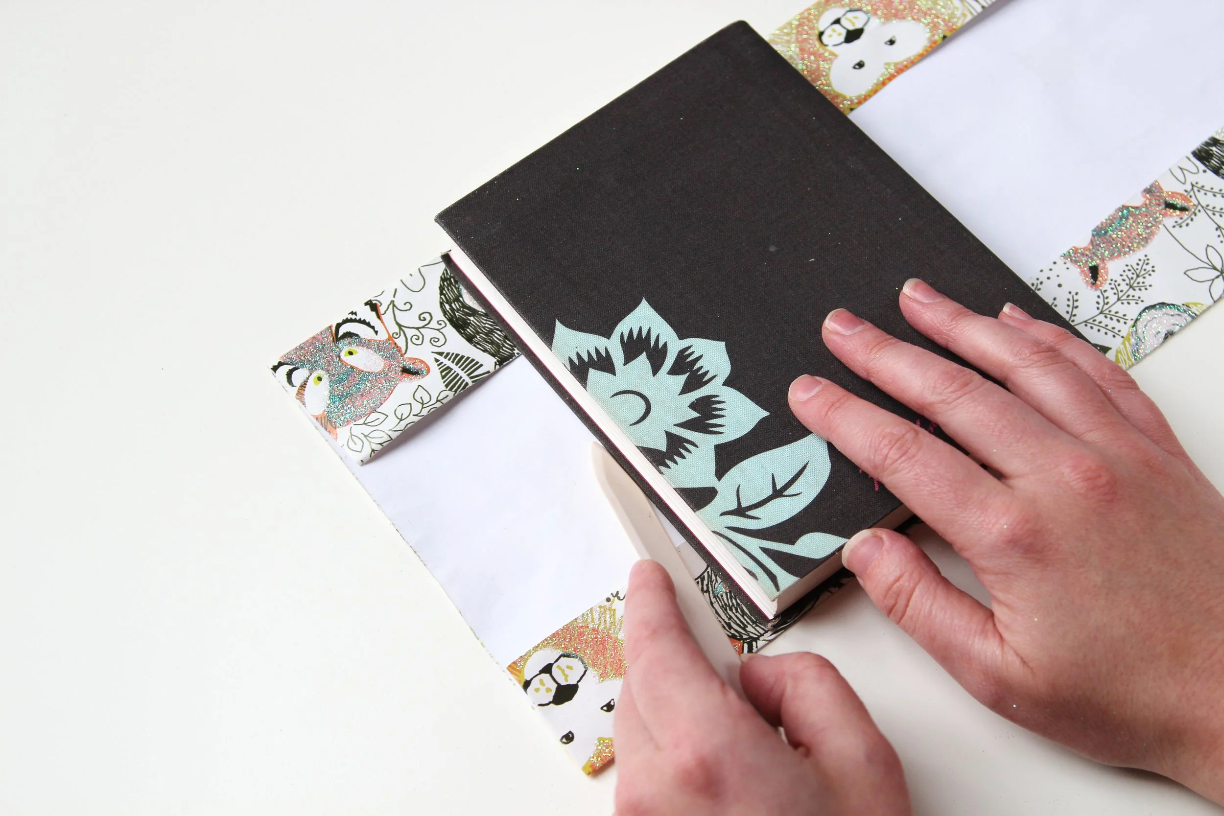 HOW TO MAKE WRAPPING PAPER BOOK COVERS. — Gathering Beauty