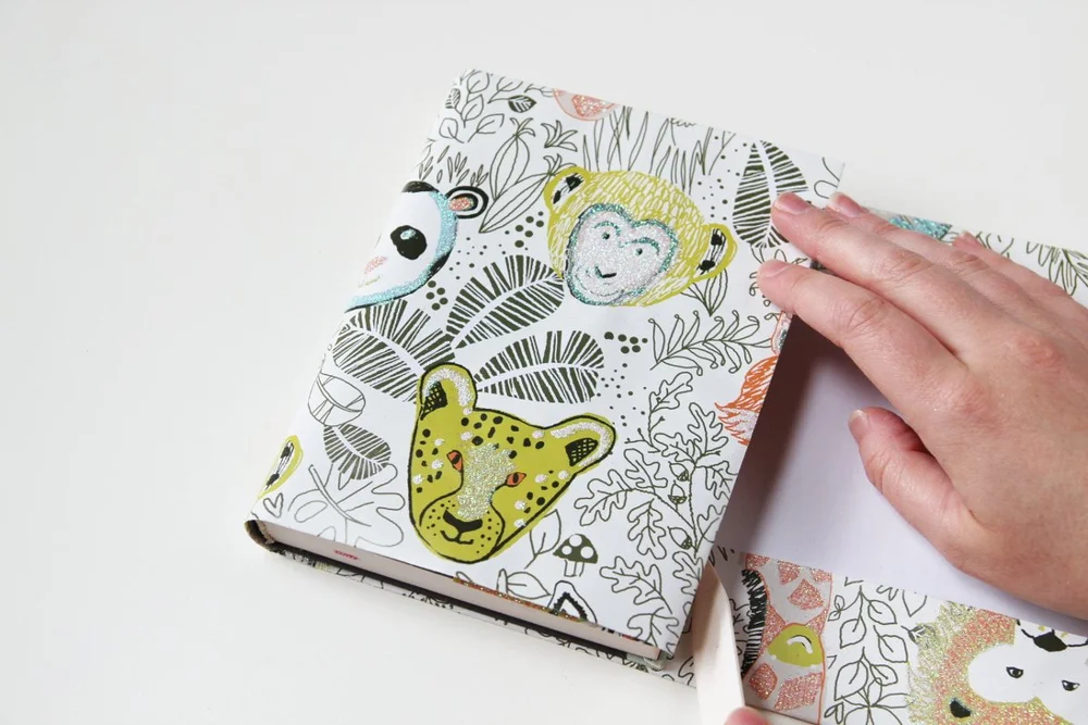 HOW TO MAKE WRAPPING PAPER BOOK COVERS. — Gathering Beauty