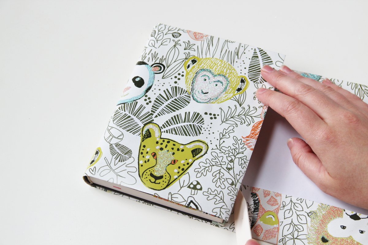 HOW TO MAKE WRAPPING PAPER BOOK COVERS. — Gathering Beauty