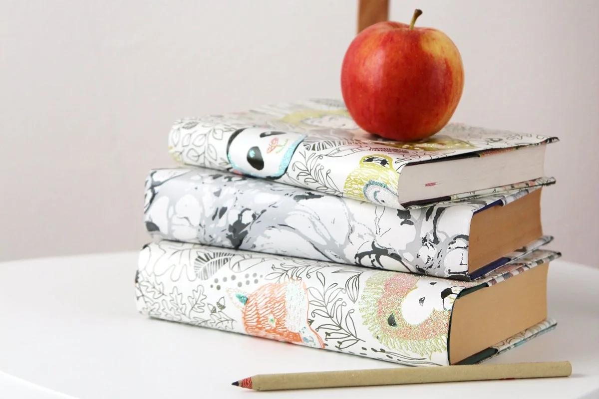 HOW TO MAKE WRAPPING PAPER BOOK COVERS. — Gathering Beauty