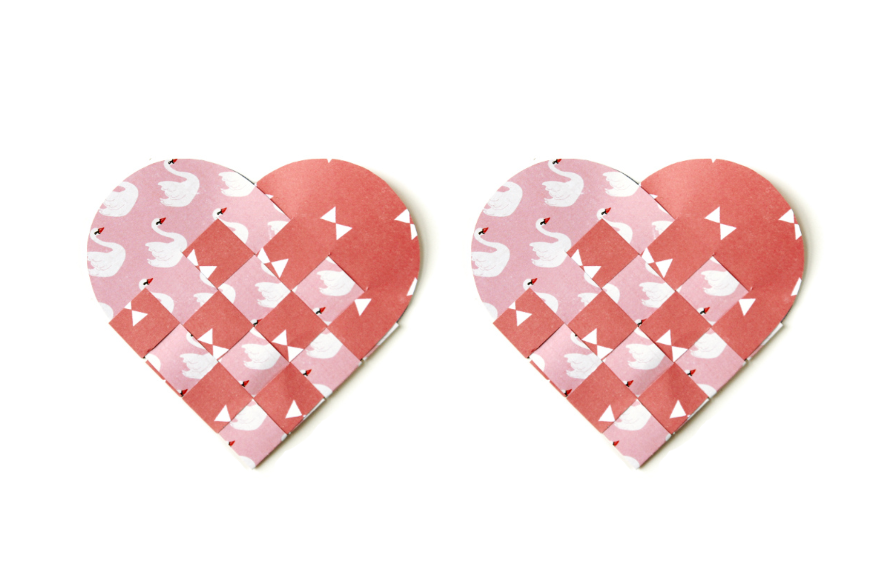 Woven Paper Heart Template — Gathering Beauty