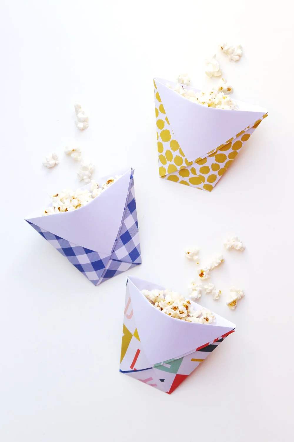 Origami Popcorn Cups — Gathering Beauty