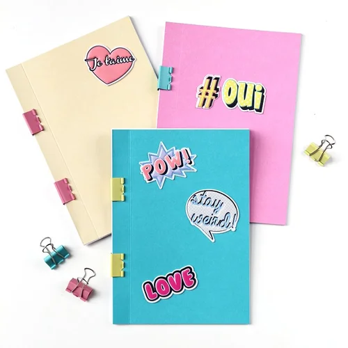 DIY Binder Clip Notebooks — Gathering Beauty