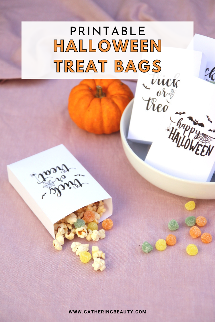 Printable Halloween Treat Bags — Gathering Beauty