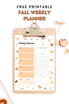 Fall Weekly Planner - Free Printable — Gathering Beauty