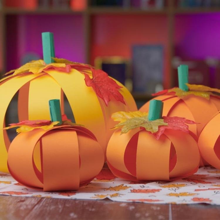 Paper Pumpkin Crafts — Gathering Beauty