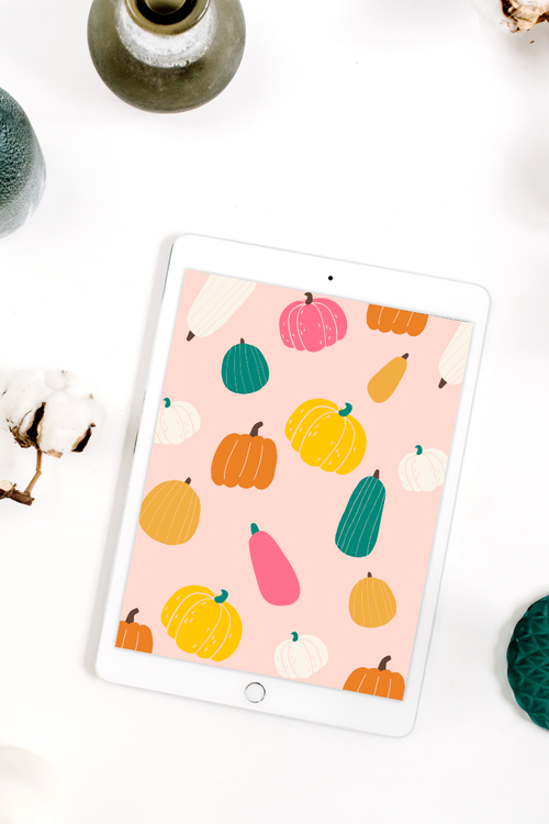 Cute Pumpkin Wallpaper For Desktop And Phone — Gathering Beauty