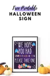 Printable Halloween Sign — Gathering Beauty