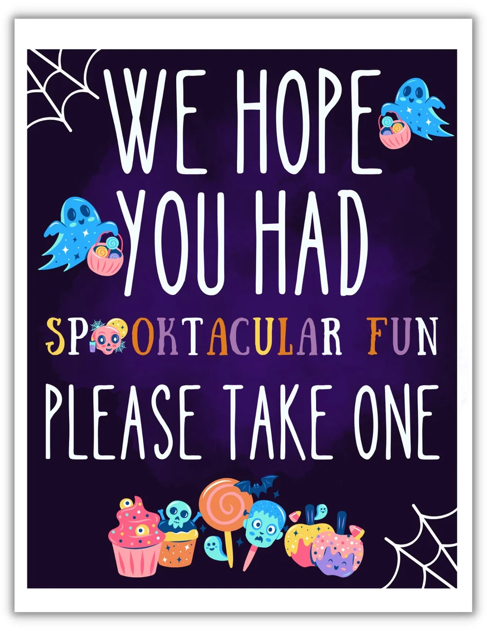 Printable Halloween Sign — Gathering Beauty