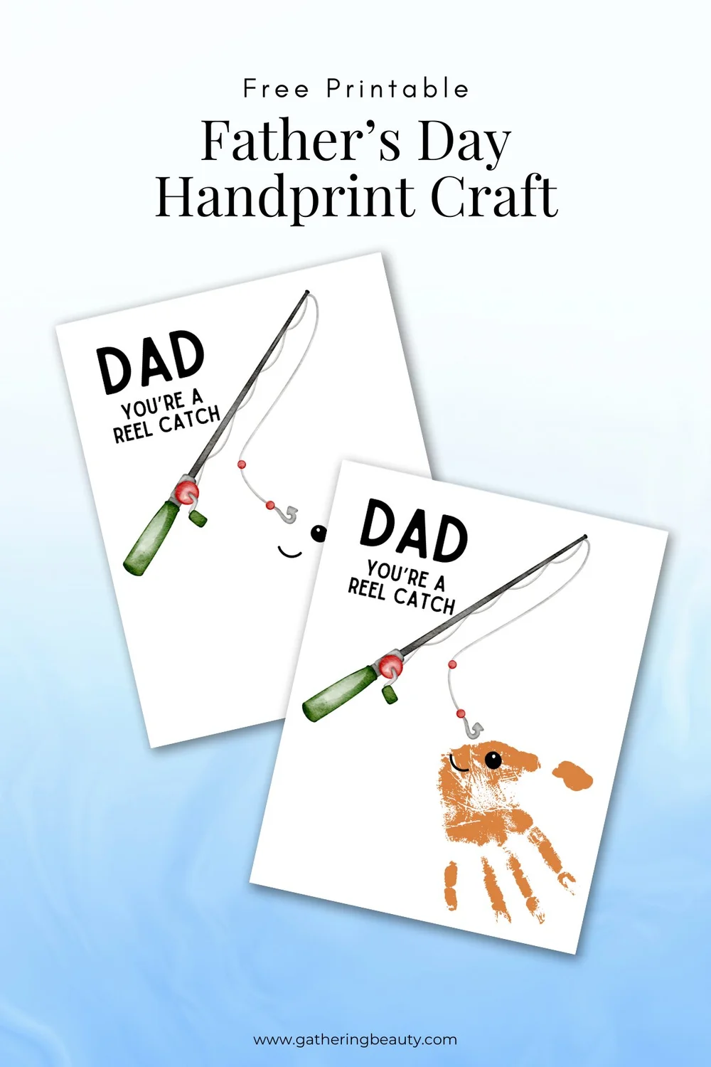 Father's Day Handprint Art Craft — Gathering Beauty