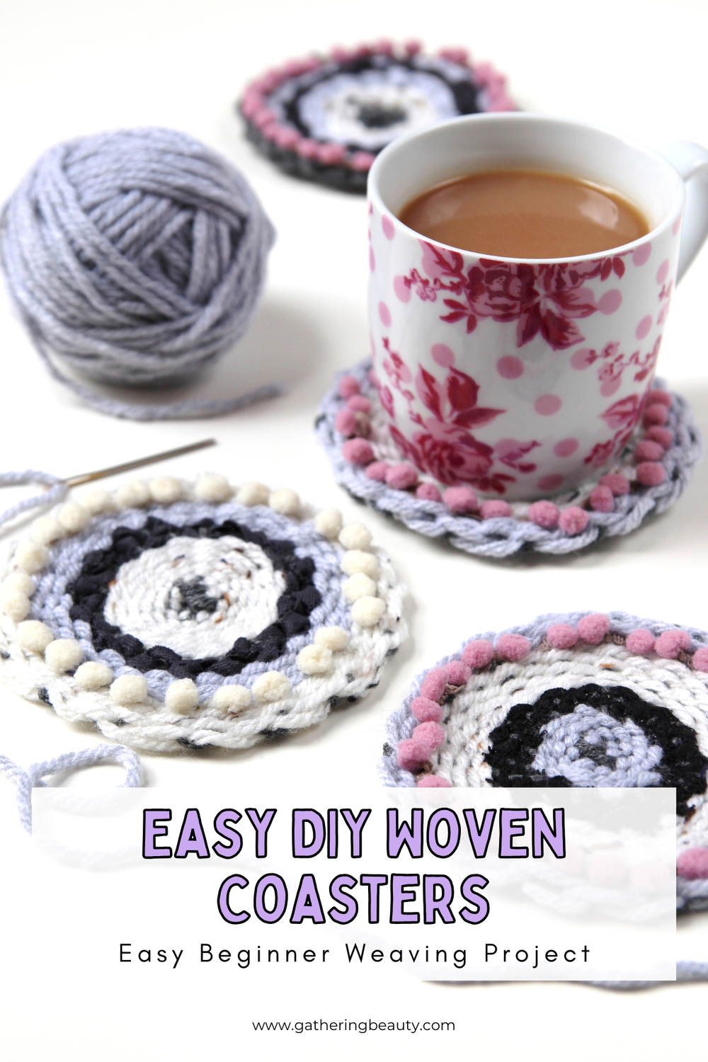 DIY Woven Coasters - Circular Weaving — Gathering Beauty
