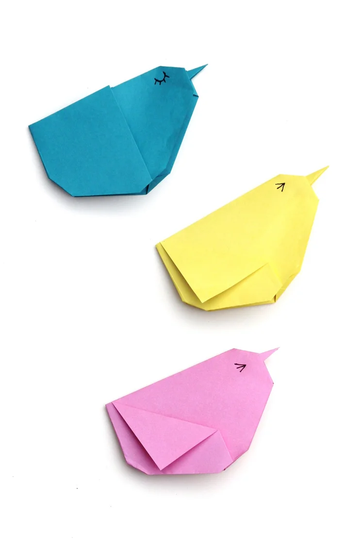 Easy Origami Chick - How To — Gathering Beauty