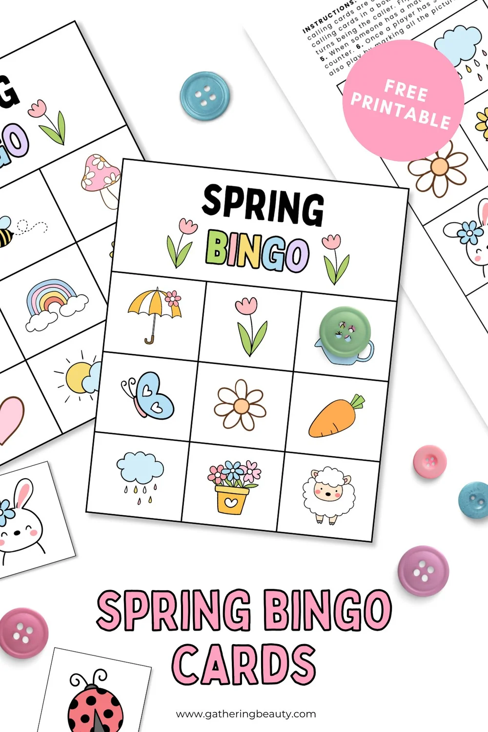 Free Printable Spring Bingo — Gathering Beauty
