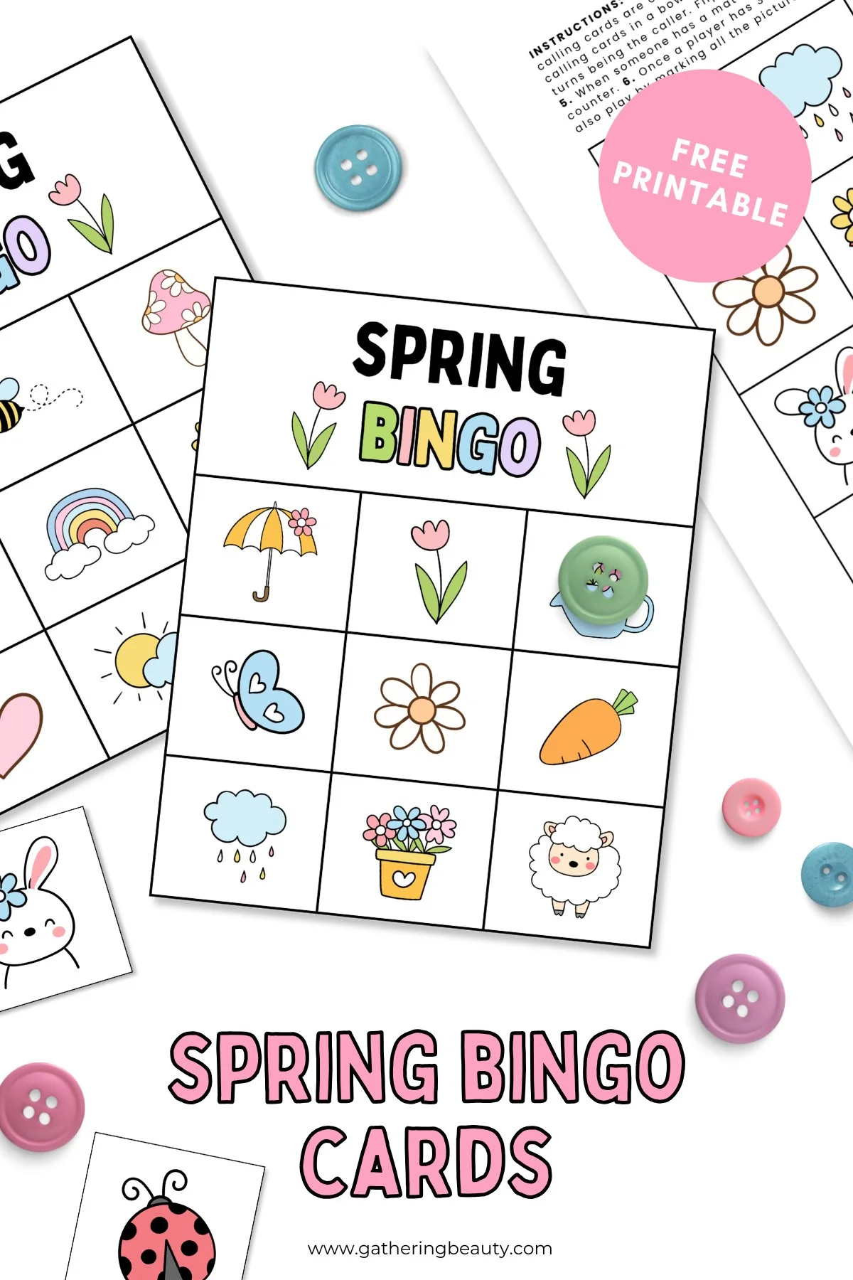 Free Printable Spring Bingo — Gathering Beauty