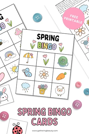 Free Printable Spring Bingo — Gathering Beauty
