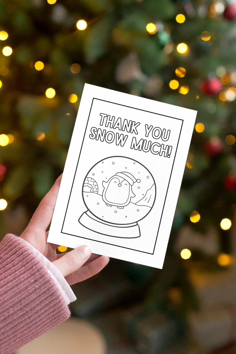 Free Printable Christmas Thank You Cards — Gathering Beauty