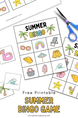 Free Printable Summer Bingo — Gathering Beauty