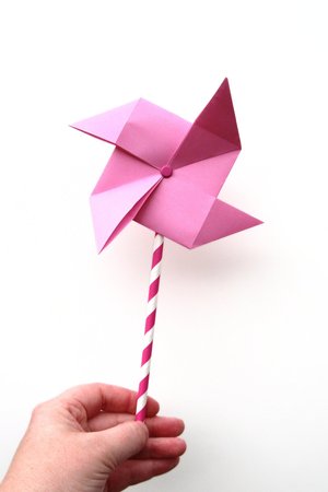 How To Make Origami Pinwheels — Gathering Beauty