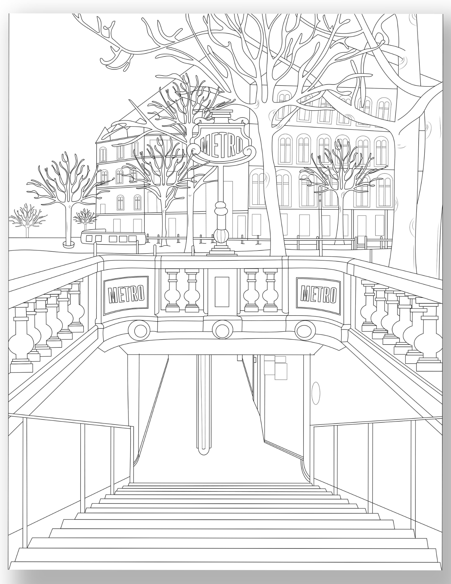 Free Printable Paris Colouring Pages — Gathering Beauty