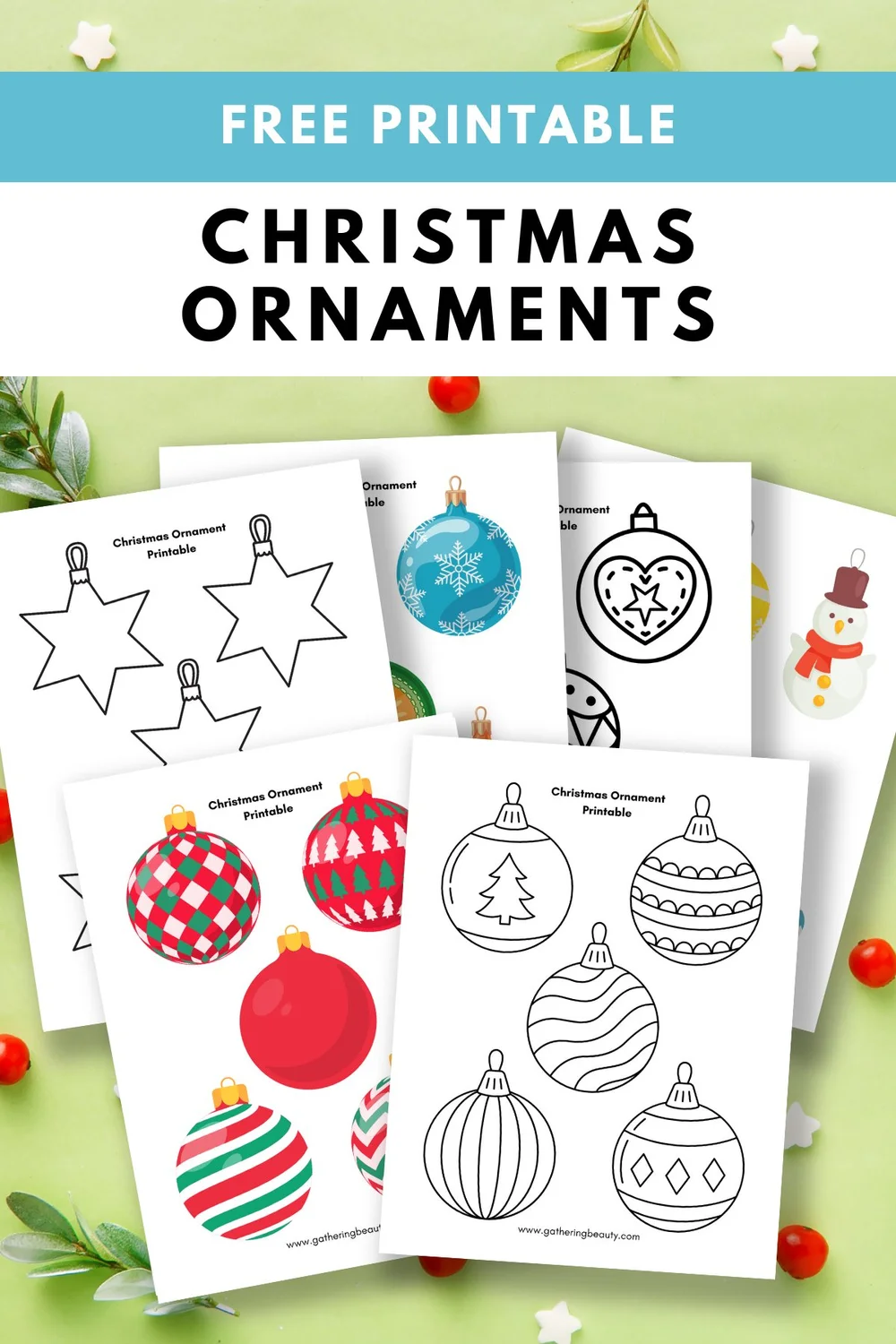 Christmas Ornament Printable — Gathering Beauty