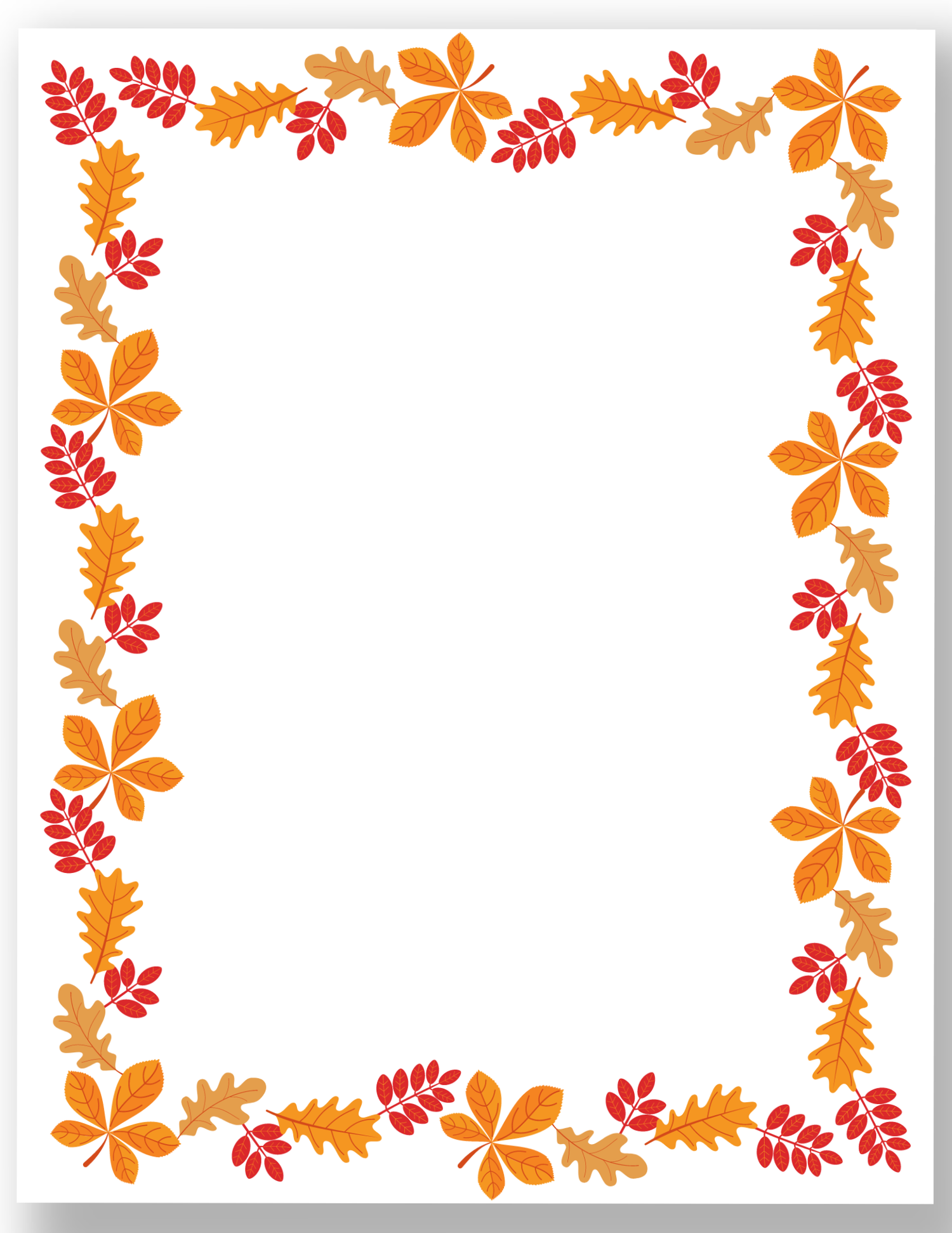 Free Printable Fall Page Borders — Gathering Beauty