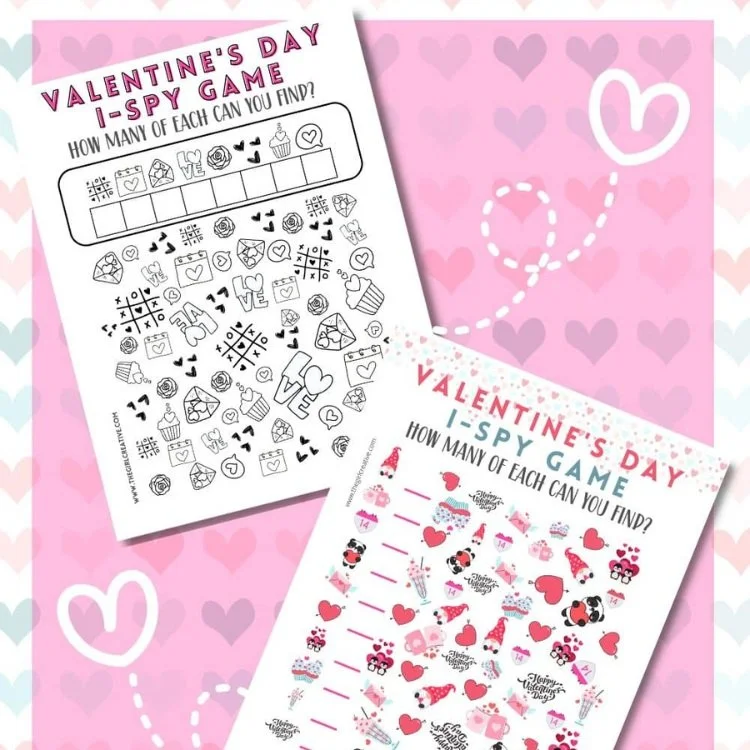 I Spy Valentines Printables — Gathering Beauty