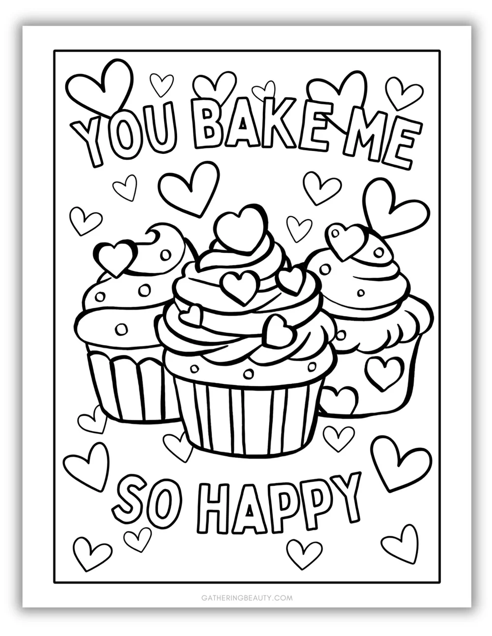 Free Printable Valentine's Day Colouring Pages — Gathering Beauty