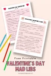 Free Printable Valentine's Day Mad Libs — Gathering Beauty