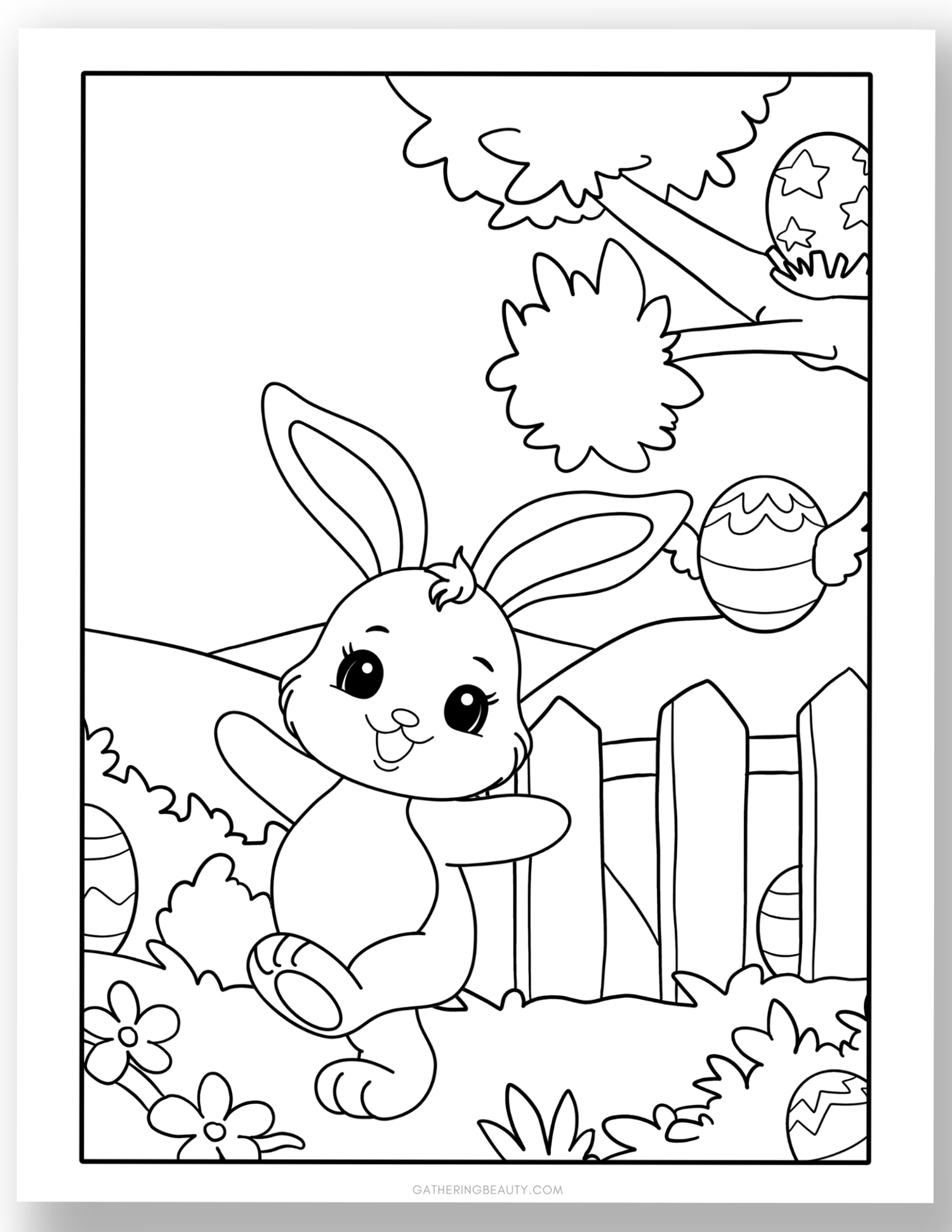 Free Printable Easter Colouring Pages — Gathering Beauty