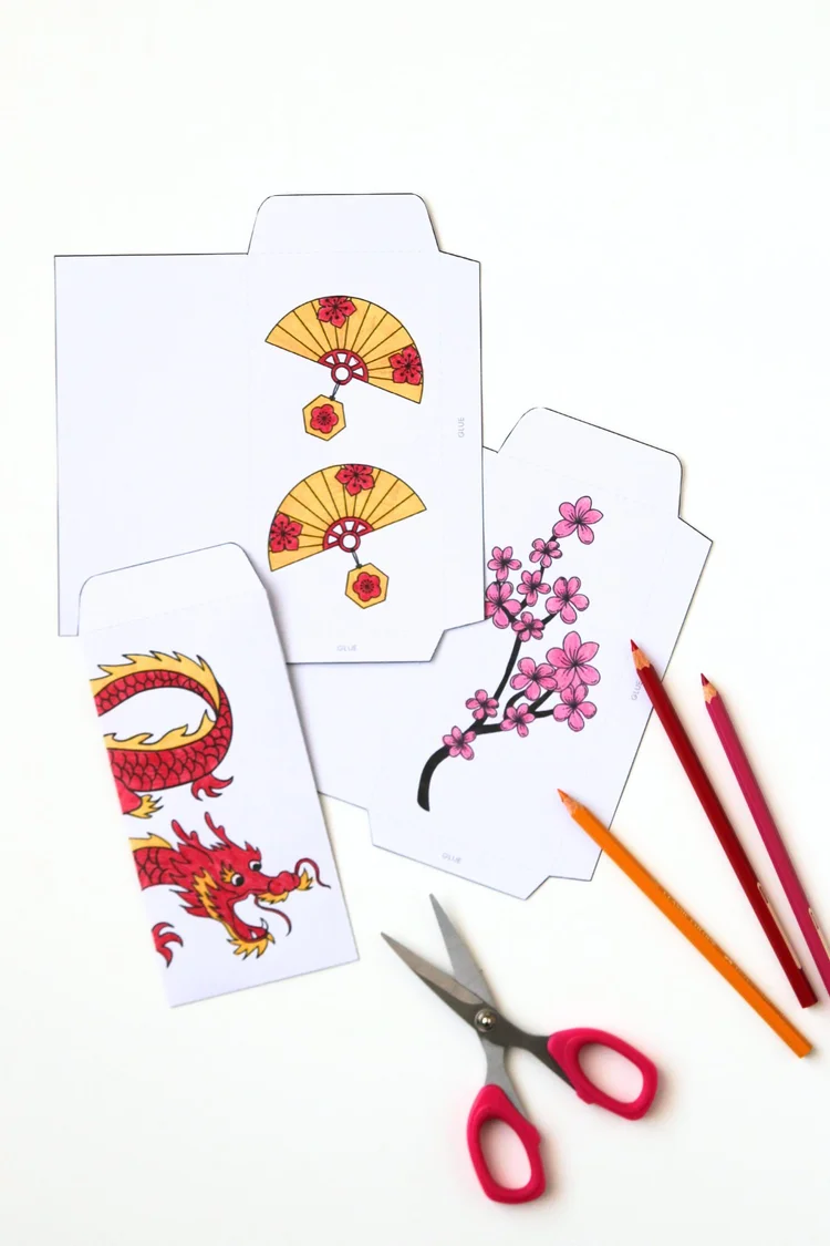 Printable Chinese New Year Envelopes — Gathering Beauty