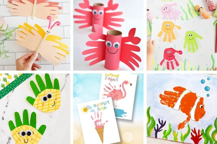 Fun Summer Handprint Crafts Ideas — Gathering Beauty