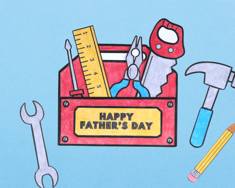 DIY Father's Day Toolbox Craft — Gathering Beauty
