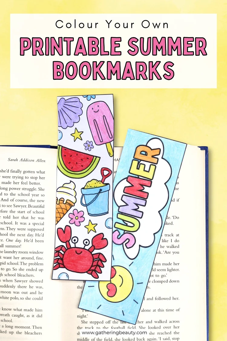 Free Printable Summer Bookmarks — Gathering Beauty
