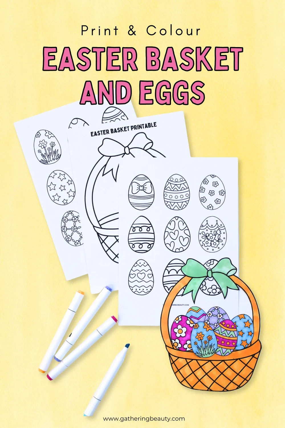 Printable Easter Basket Craft — Gathering Beauty