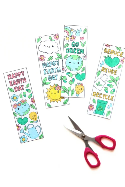 Free Printable Earth Day Bookmarks — Gathering Beauty