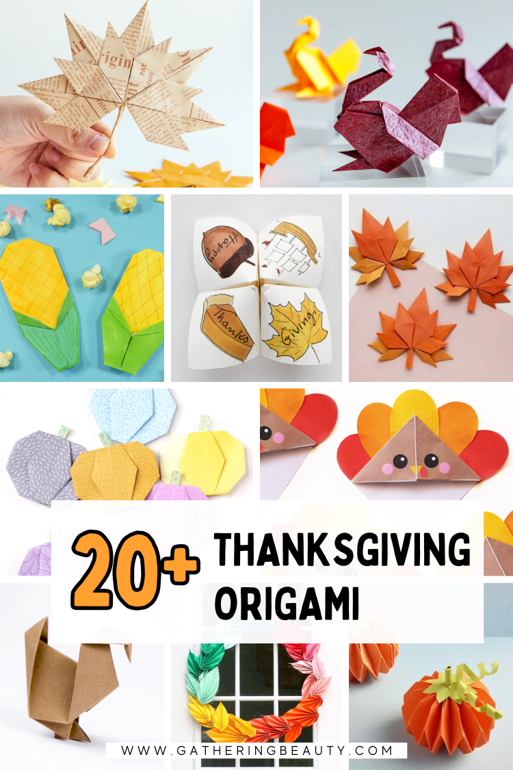 Thanksgiving Origami To Make — Gathering Beauty