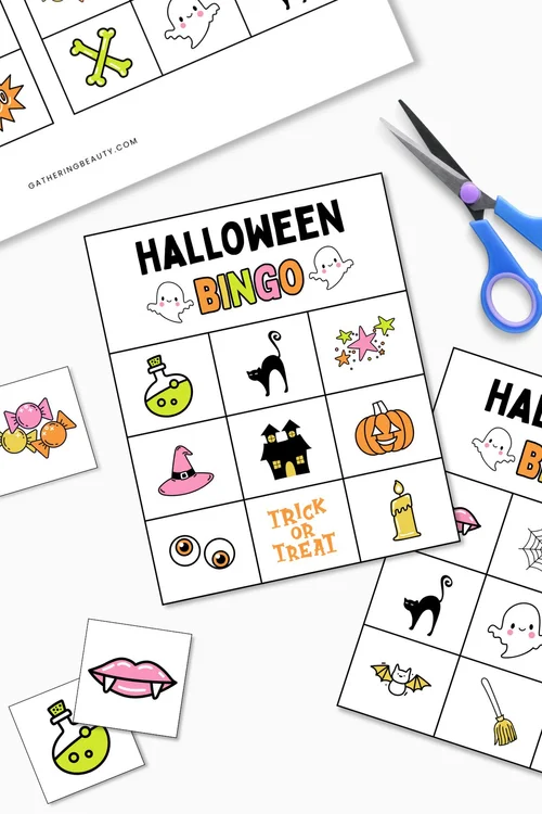 Free Printable Halloween Bingo Cards — Gathering Beauty