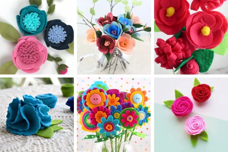 DIY Felt Flower Tutorials — Gathering Beauty