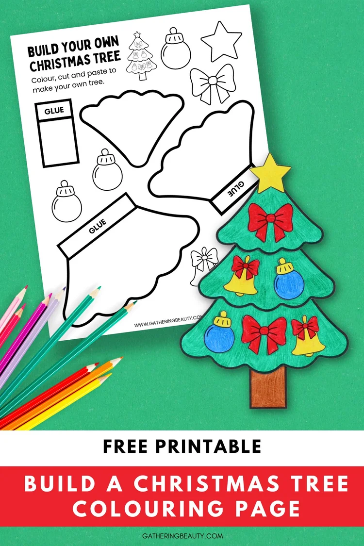 Build A Christmas Tree Free Printable — Gathering Beauty