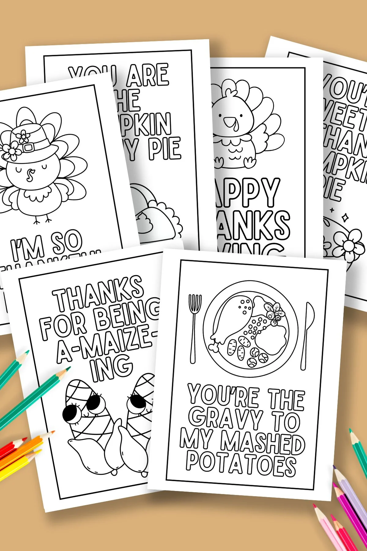 Free Printable Thanksgiving Thank You Cards — Gathering Beauty
