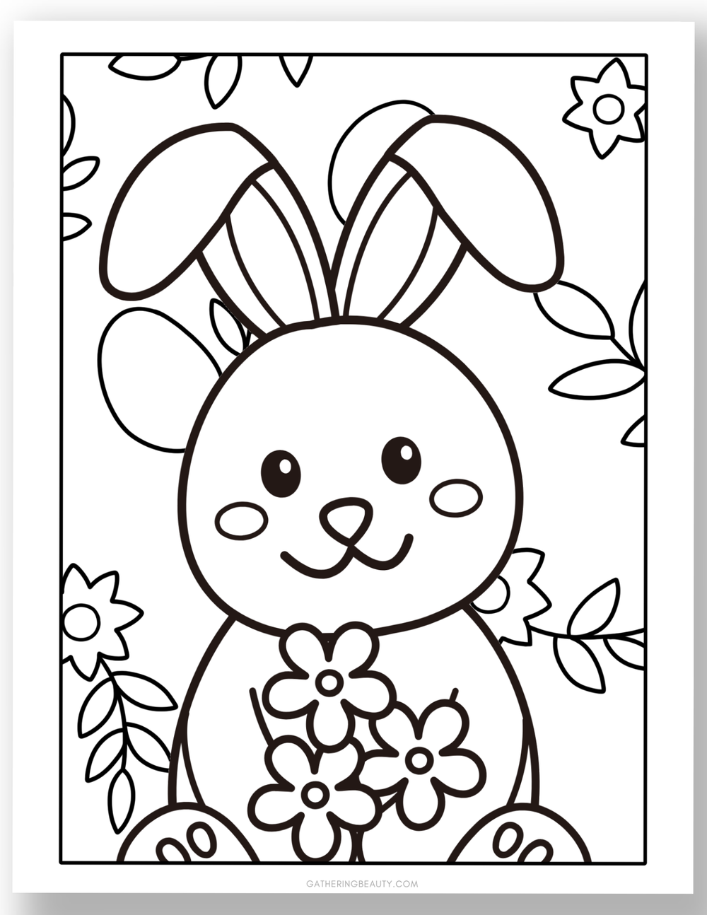 Free Printable Easter Colouring Pages — Gathering Beauty