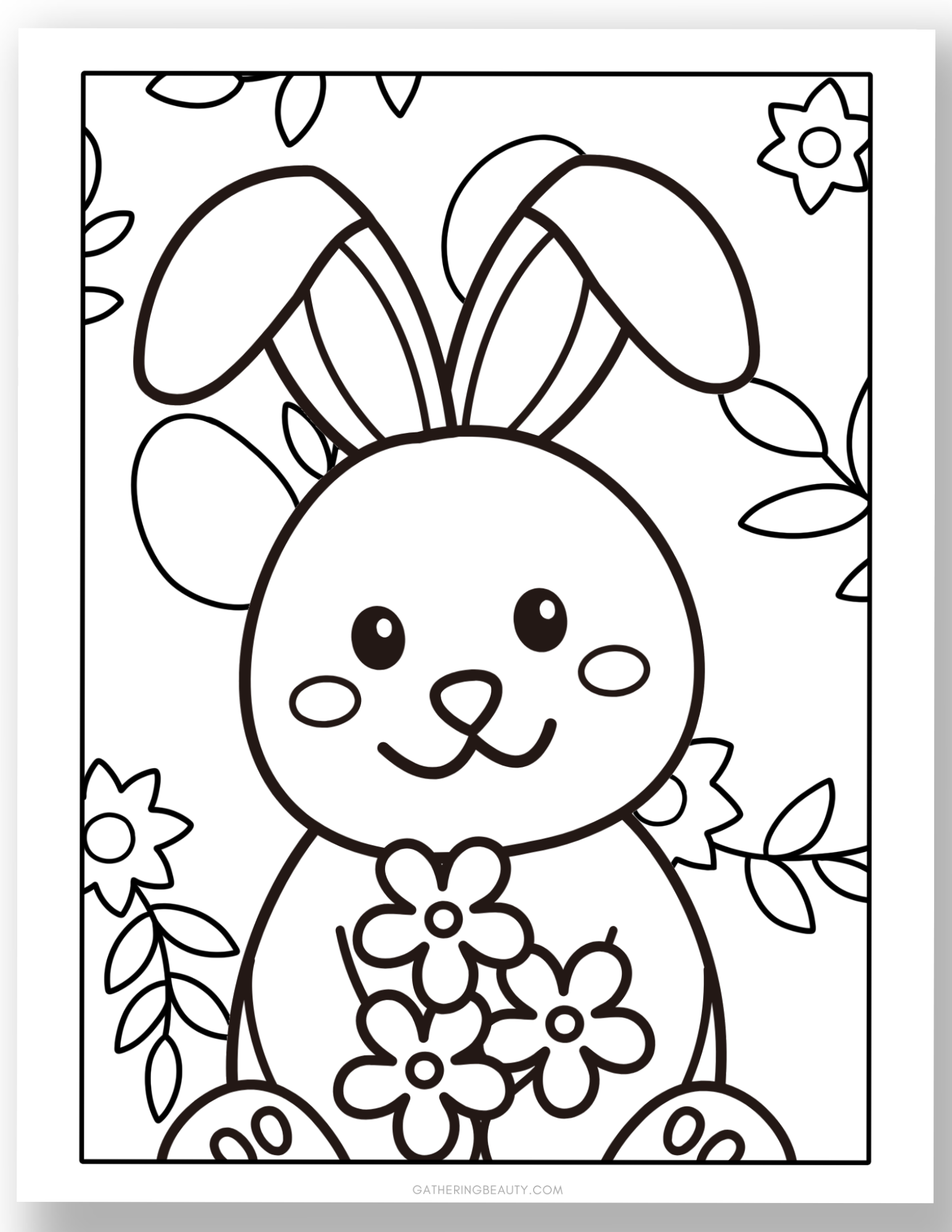 Free Printable Easter Colouring Pages — Gathering Beauty