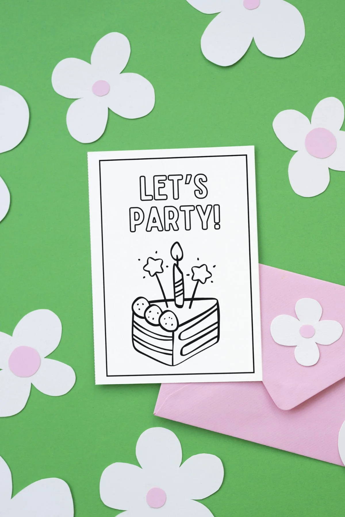 Free Printable Birthday Cards To Colour — Gathering Beauty