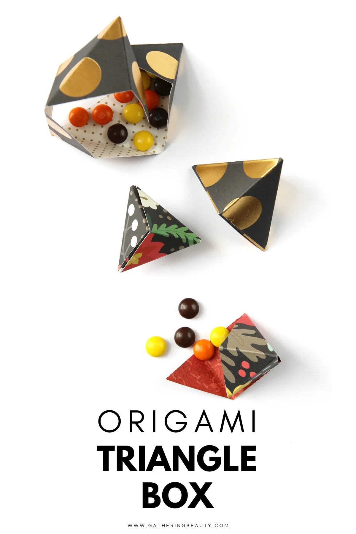 Triangle Origami Fox Box — Gathering Beauty